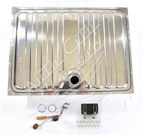 Stainless Steel Gas Tank Kit For 64 65 66 67 68 Ford Mustang W 2 Line