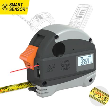 Sensor Cerdas Pengukur Jarak Laser 40M Sensor Cerdas Pengukur Jarak Laser 40M 5M Pita Baja