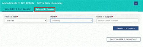 Form GSTR 8 Statement Of TCS GST How To File FAQs