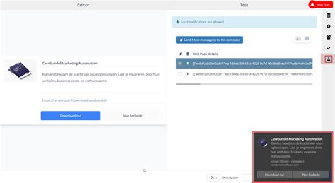 Webpush Ternair Marketing Cloud Manual