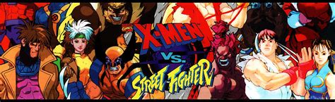 X Men Vs Street Fighter Arcade Marquee For Headerbacklit Sign Etsy