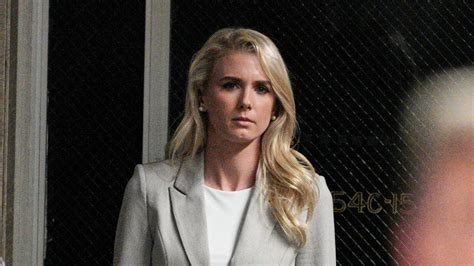 Trumps Blonde Aide Natalie Harps Leggy Outfits Betray Her