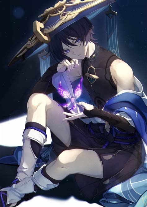 放浪者原神福沢ユ吉的流浪者插画图片 Bobopic