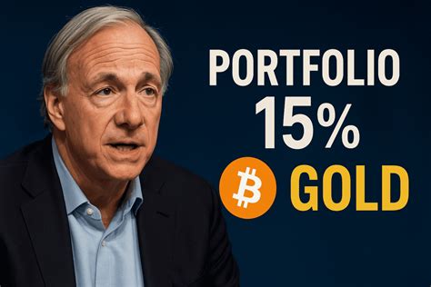 억만장자 레이 달리오 포트폴리오 15는 비트코인 또는 금에 넣어야” 블록미디어