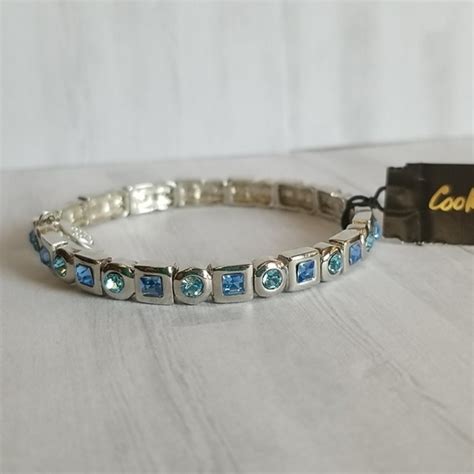 Cookie Lee Jewelry Cookie Lee Crystal Glam Bracelet Silver With