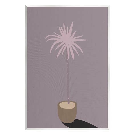 Stupell Industries Contemporary Potted Palm Tree Giclee Art By Lil Rue