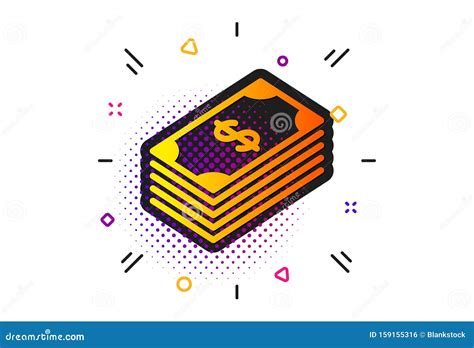 Icono De Dinero En Efectivo Moneda Bancaria Vector Ilustración Del