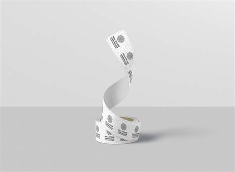 Tape Roll Sticker Tape Roll Mockup Templatemonster