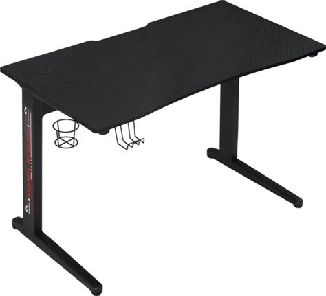 Gaming Table Computer Desk T Shaped Table Legs Black Woltu Eu