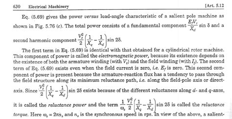 Salient And Non Salient Pole Synchronous Generator • Physics Forums