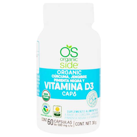 Organic Side Vitami Organica D3 60 Pz 7 Eleven Grupo Iconn