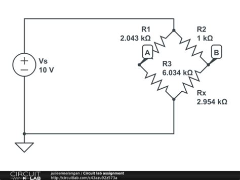 Circuit Lab Assignment CircuitLab