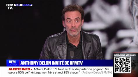 Anthony Delon Sur Sa Sœur Anouchka Si Elle Veut être Auprès Dalain