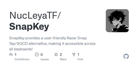 Github Nucleyatf Snapkey Snapkey Provides A User Friendly Razer Snap Tap Socd Alternative