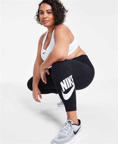 Nike Plus Size Sportswear Classics High Waisted Graphic Leggings Macys