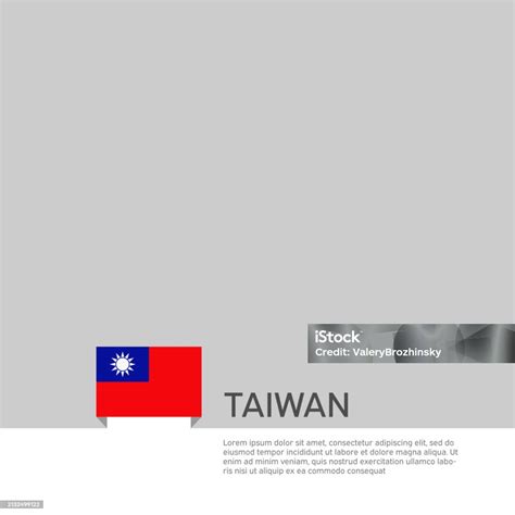 대만 국기 배경입니다 국가 애국 대만 배너 표지 중화민국 흰색 배경에 대만 국기가 있는 템플릿입니다 내셔널 포스터 비즈니스 소책자 벡터 일러스트 레이 션 심플 한 디자인 0