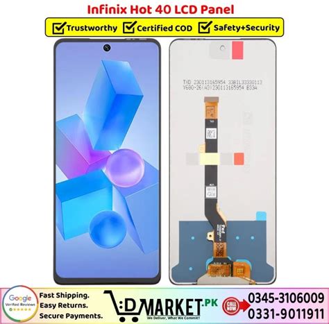 Infinix Hot Lcd Panel Unit Combo Exclusive