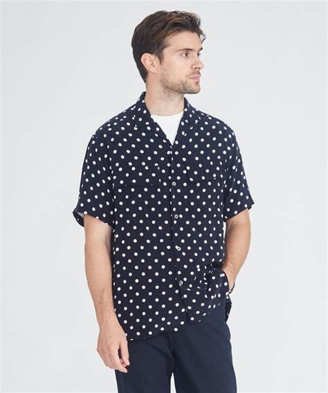 Estnation（エストネーション）の「estnation ドットプリントオープンカラーシャツ（シャツブラウス）」 Wear