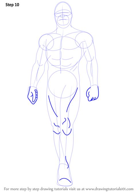 How To Draw Cyclops From X Men X Men Step By Step Drawingtutorials Com