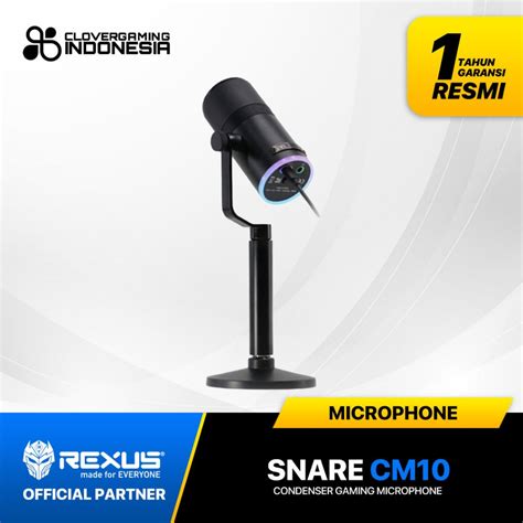 Jual Rexus Cm10 Cm 01 Snare Wired Microphone Condenser Mic Computer