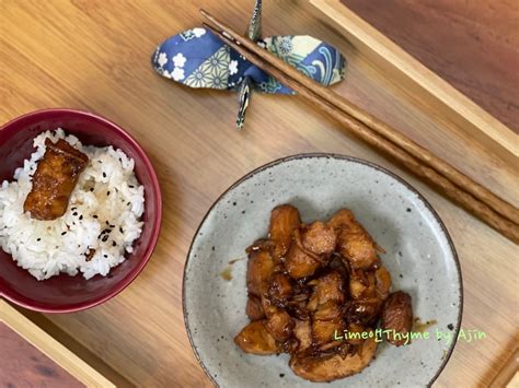 일본식 반찬 데리야끼 생선 조림