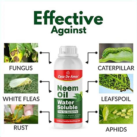 Casa De Amor Water Soluble Neem Oil For Pest Control 250 Ml Seaweed