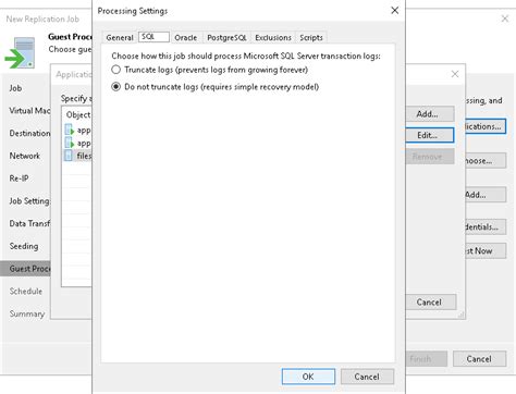 Microsoft Sql Server Transaction Log Settings User Guide For