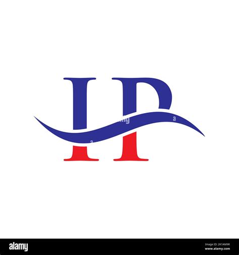 Ip Combine Letter Logo Vector Template Letter Ip Logo Design Modern