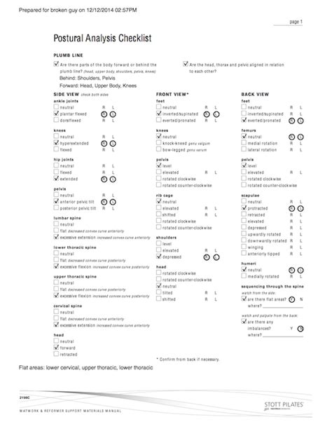 Posture Analysis Tool