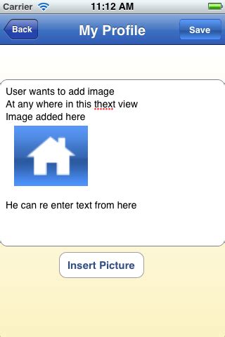 Iphone Adding Images To Uitextview Stack Overflow