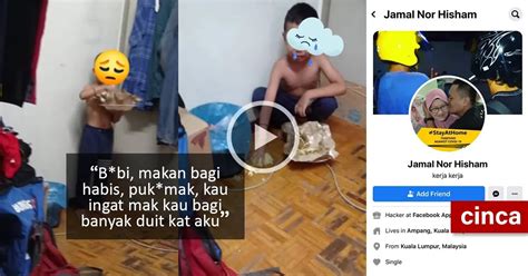 Bbi Makan Bagi Habis Pukmak Kau Ingat Mak Kau Bagi Banyak Duit Kat Aku
