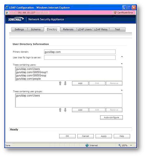 How To Configure Sonicwall Utm Appliances To Authenticate Using Openldap