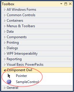Visual Studio Toolbox Control Integration Visual Studio