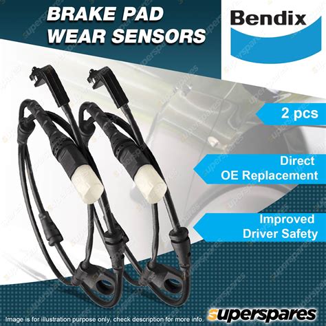 2 X Bendix Rear Brake Pad Wear Sensors For Mini Cooper S R52 R56 R57