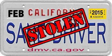 How To Report Stolen License Plate Sane Driver