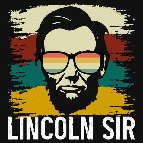 Diseño de camiseta de señor lincoln Vector Premium