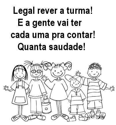 Nosso Espaço da Educação Desenhos para colorir na volta às aulas