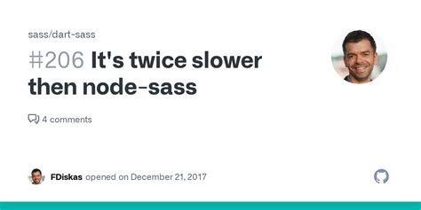 Its Twice Slower Then Node Sass · Issue 206 · Sassdart Sass · Github