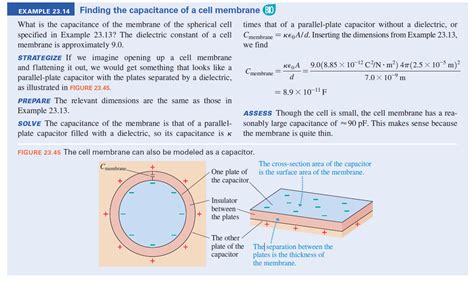 Answered Finding The Capacitance Of A Cell… Bartleby