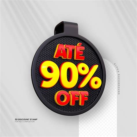 d vendas desconto preço tag d renderização número conceito venda promoção por cento para a