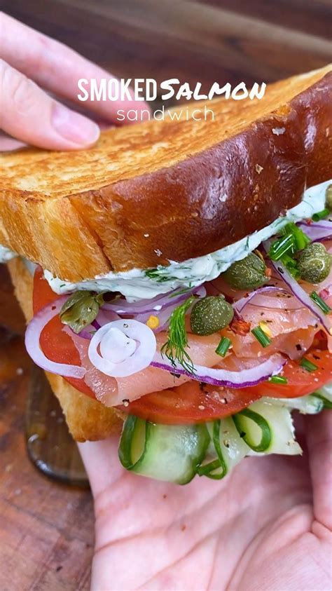 Smoked Salmon Sandwich Artofit