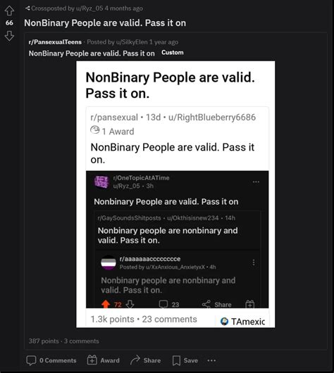 Nonbinary People Are Valid Please Pass It On