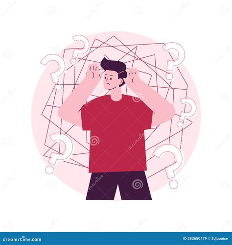 Cognitive Dissonance Abstract Concept Vector Illustration Stock Vector