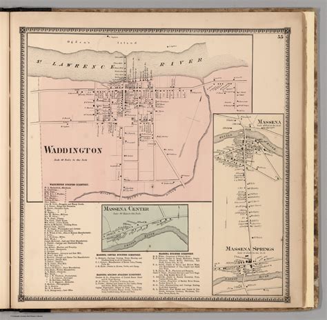 Waddington Messena Center Massena Massena Springs Beers Sn