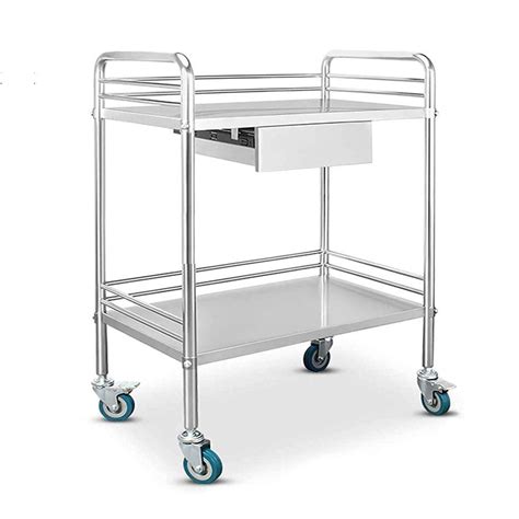 Stainless Steel Trolley Nature Rubber Wheels In Mira Bhayandar