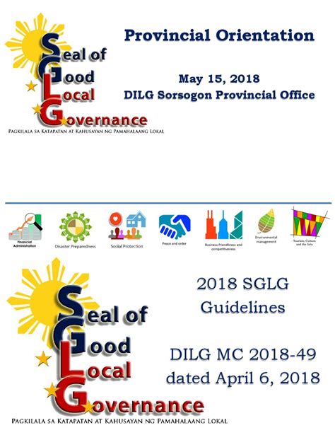 2018 Sglg Guidelines Pdf Disaster Risk Reduction Emergency Management