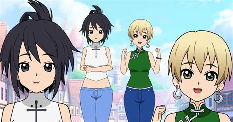 みんなの着せ替え アンバーとサラ Conan Rockのイラスト Pixiv