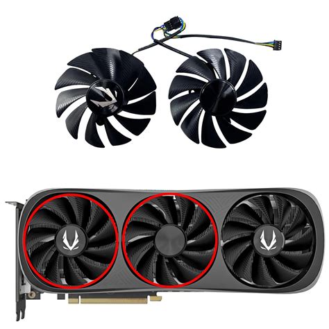 Zotac Gaming Geforce Rtx 4070 4070 Ti 4080 Super Trinity Fan Replacement