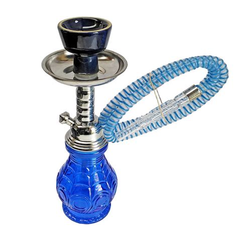 Hookah Pipe With One Hose And Pear Base Wicked Habits