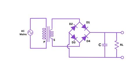 Full Wave Bridge Rectifier With Capacitor Filter Lab Manual